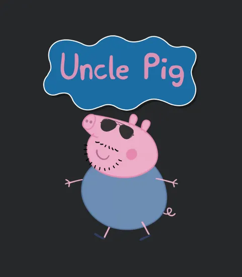 Peppa Pig Uncle Pig Uncle Pig on Classic Hoodie | idreamshirt
